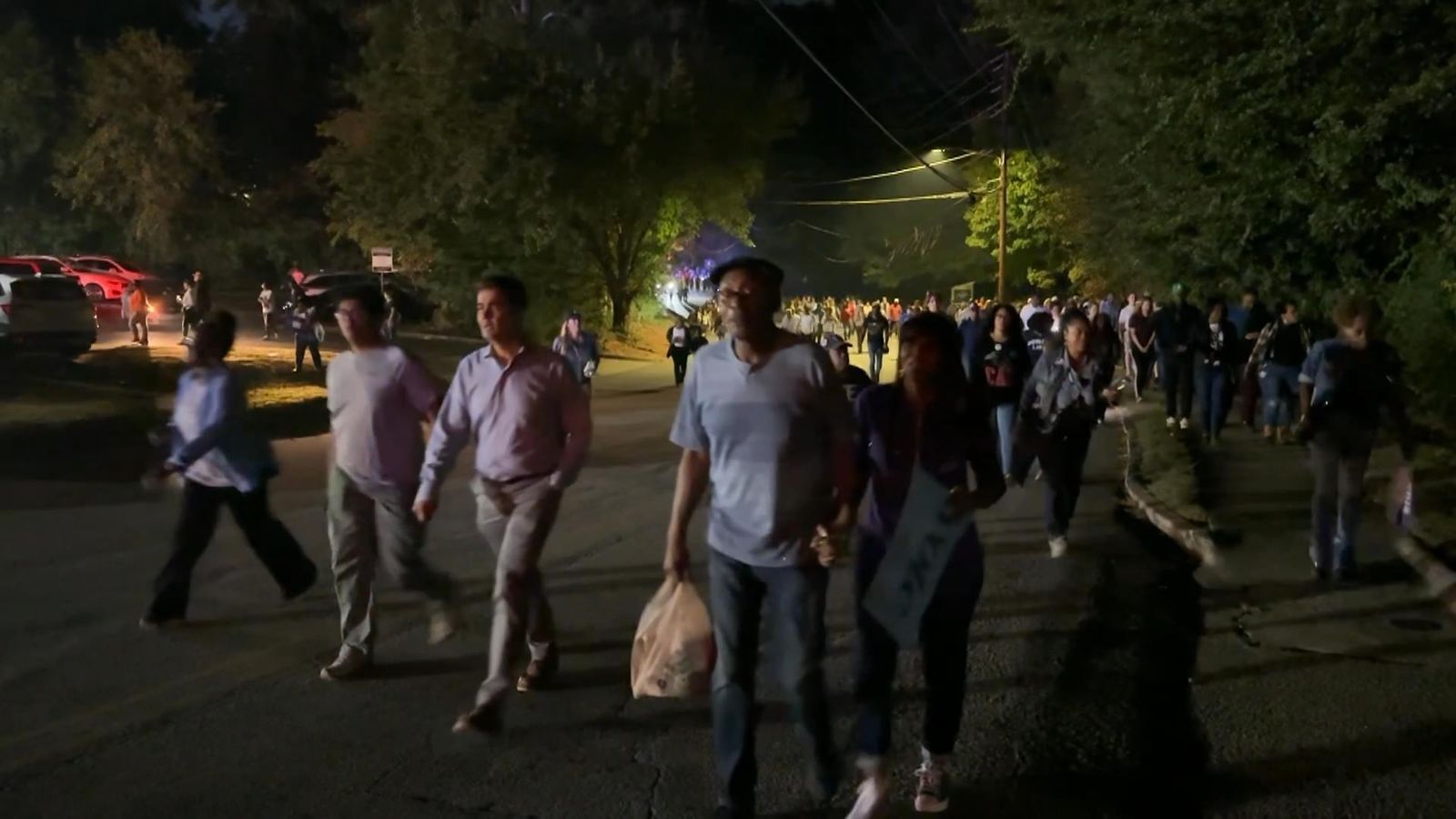Hundreds leave Kamala Harris's Georgia rally early after star-studded ...