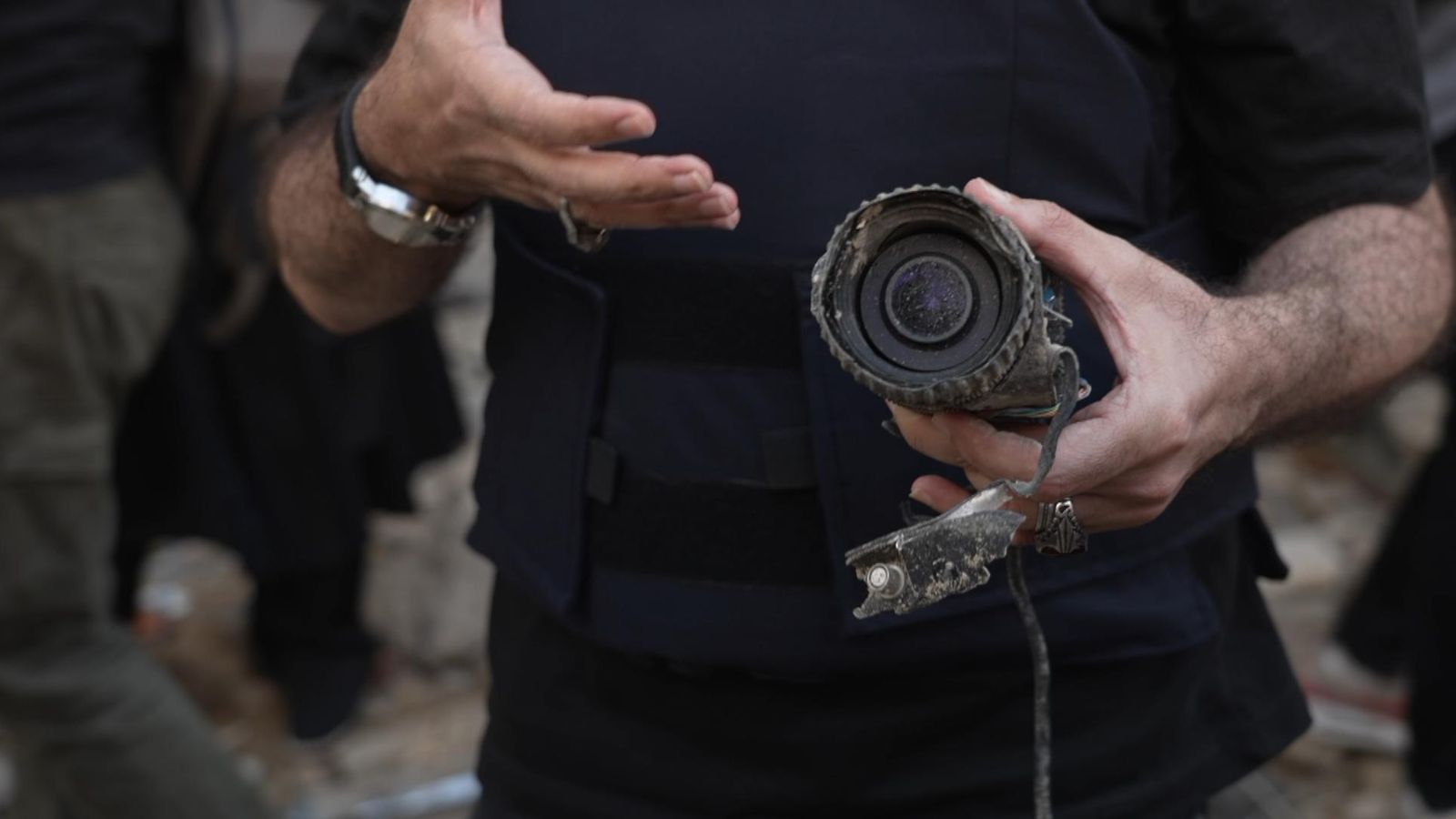 Sky News correspondents report from the site of strikes inside Israel ...
