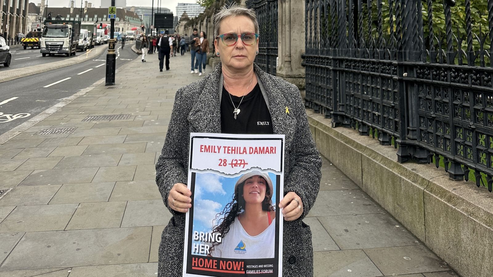 Hostage latest: Mother of only Briton held by Hamas in Gaza gives first ...