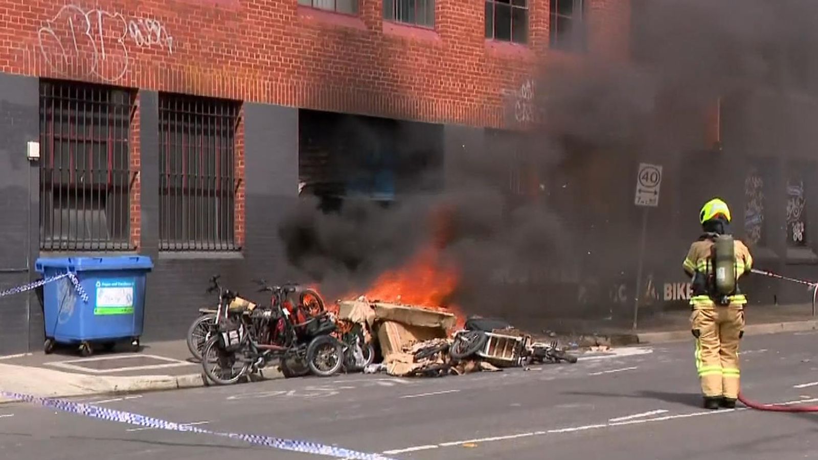 Melbourne: Arson and then battery blast at bike shop causes two fires in one day | World News ...