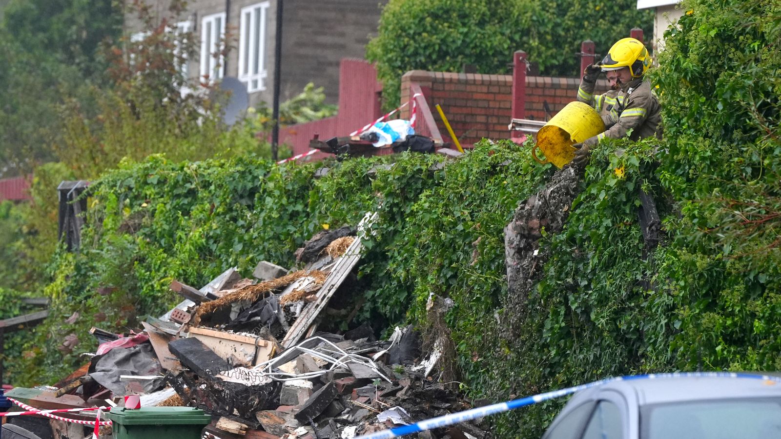 Child among four people treated in hospital after 'explosion' in ...