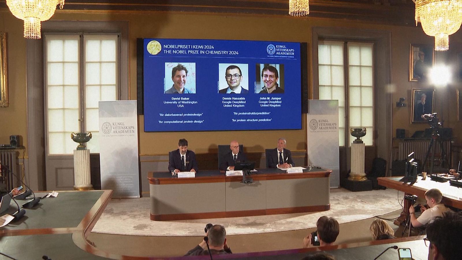 Nobel Prize in chemistry awarded to two British scientists | Science ...