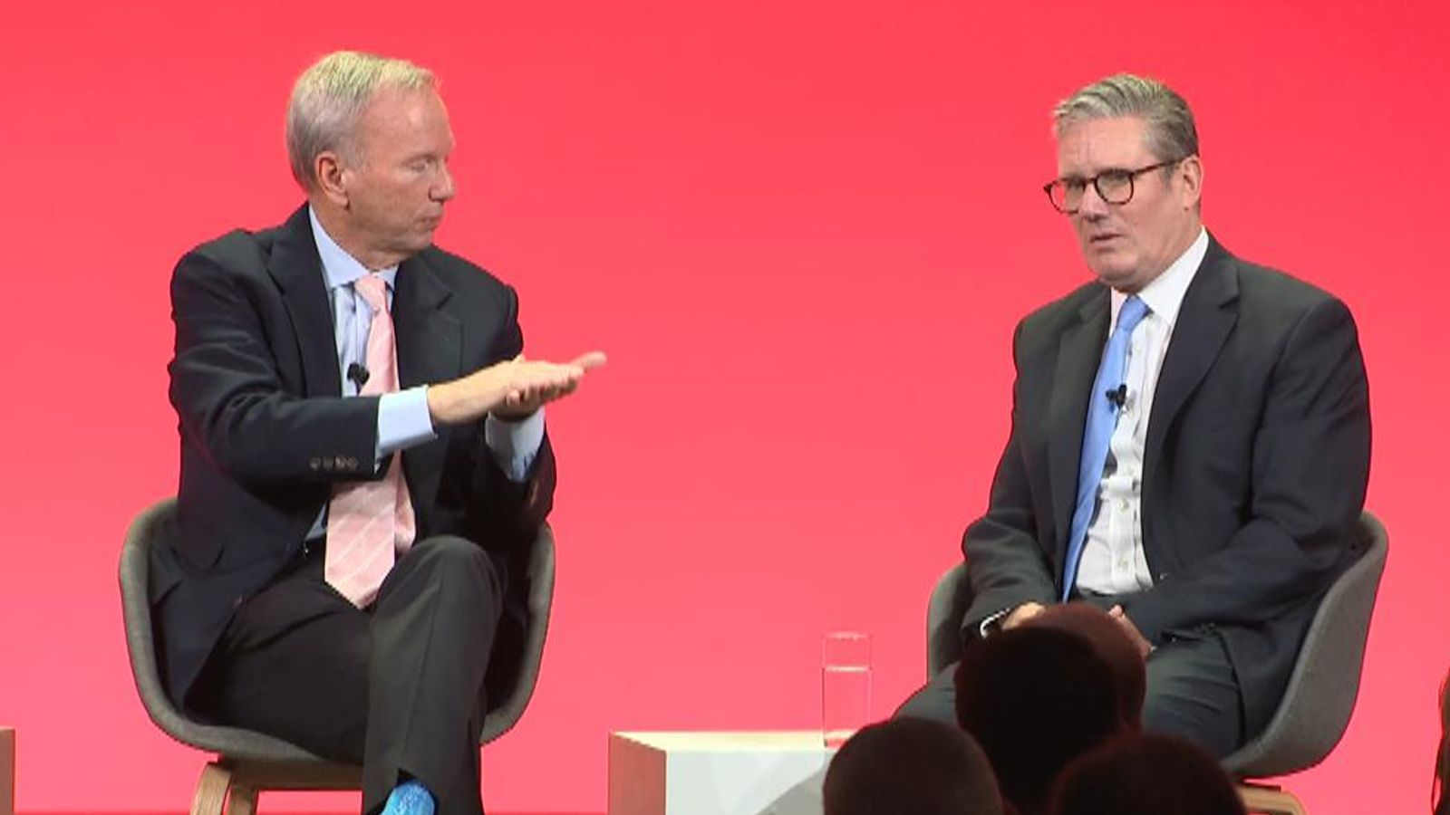 Prime minister speaks with former Google CEO Eric Schmidt at investment ...