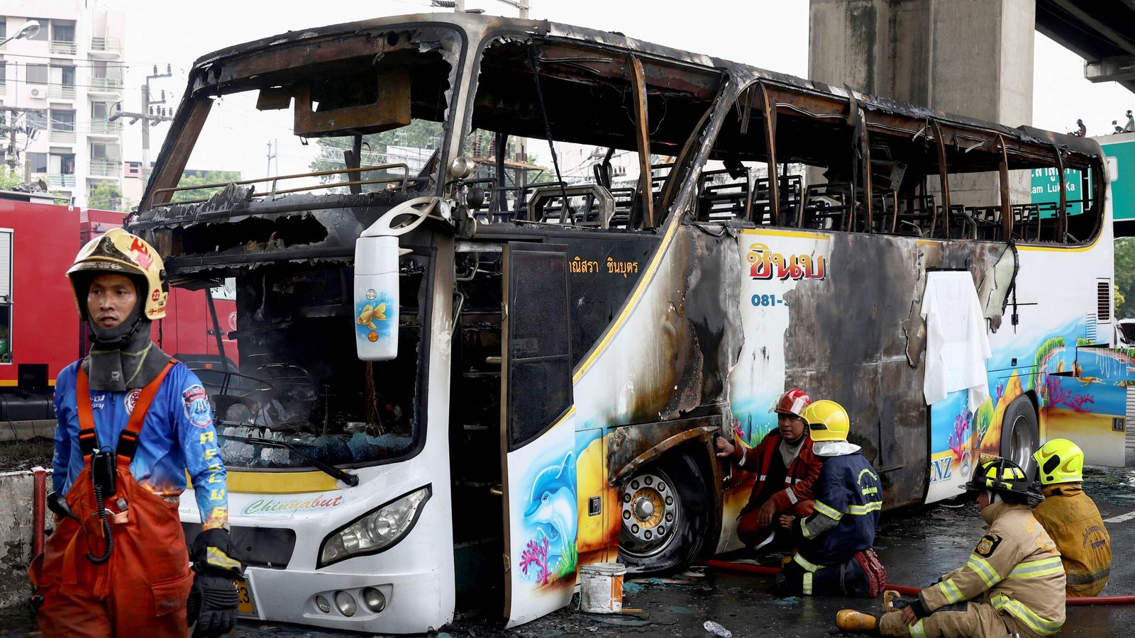 Thailand: College bus catches hearth exterior Bangkok with 25 feared ...
