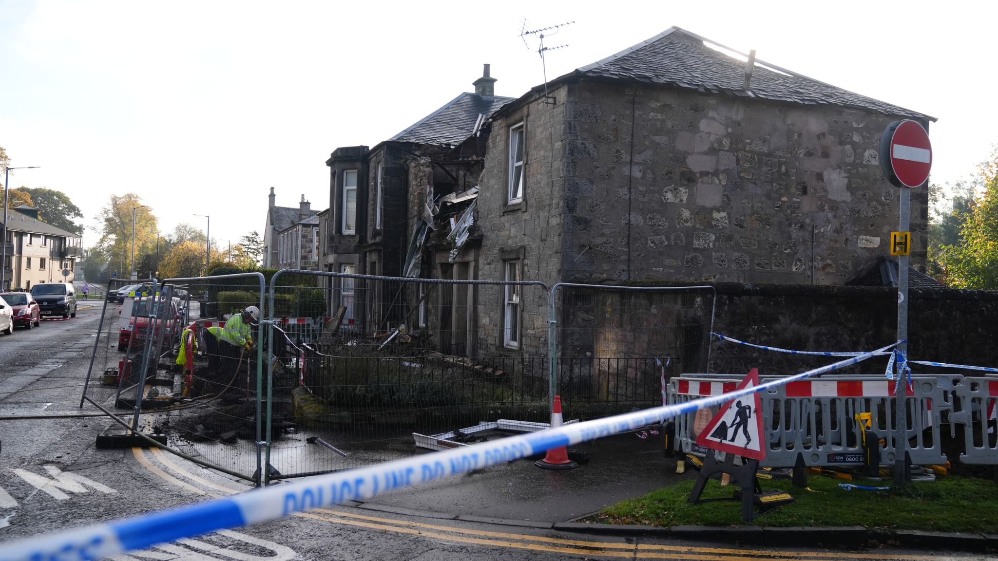 One dead and three hurt after explosion at block of flats in Alloa ...