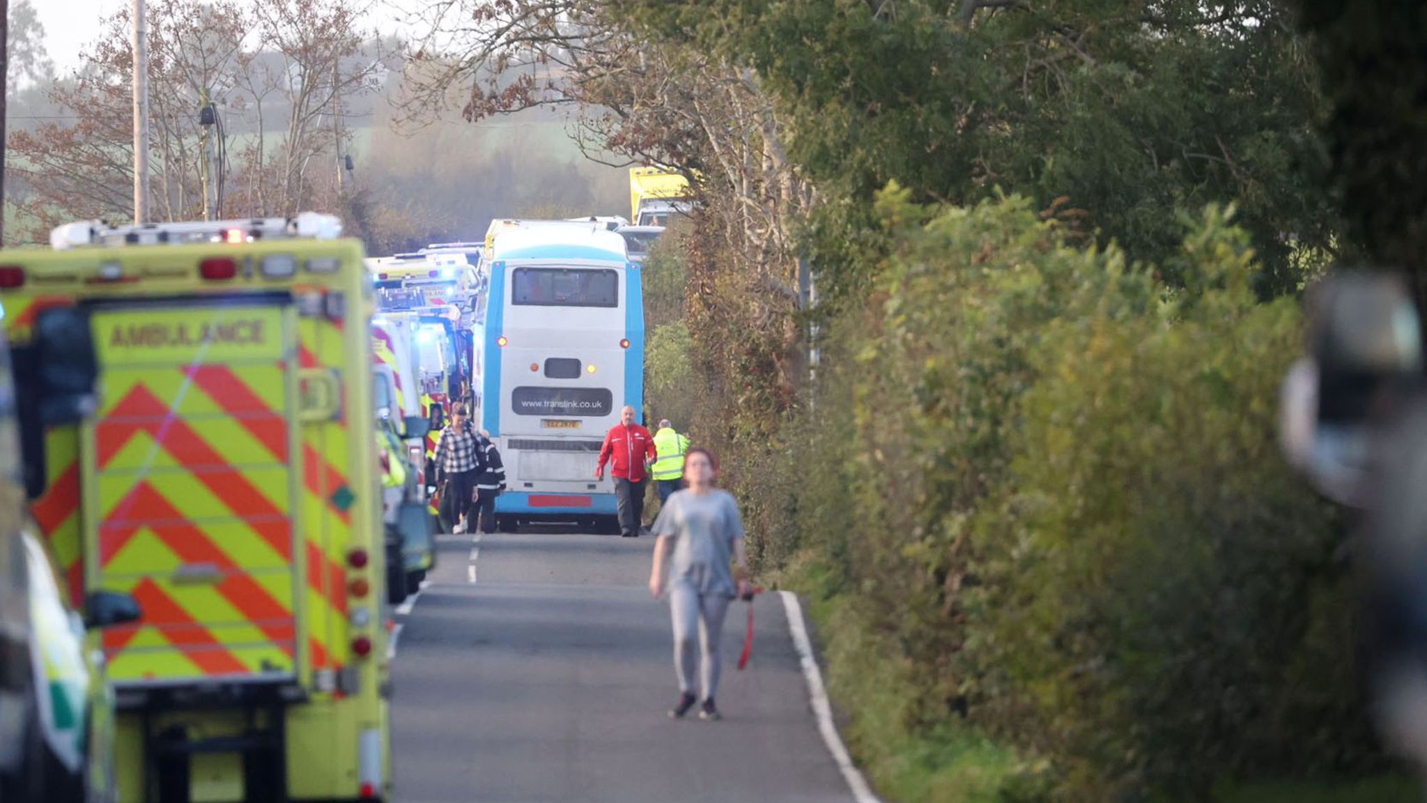 Four children in hospital after school bus crashes near Carrowdore ...