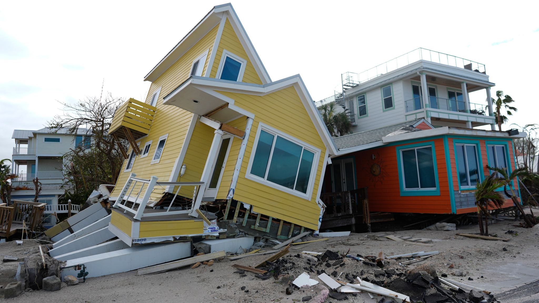 Hurricane Milton crashes into Florida with 120mph winds - destroying homes and leaving millions ...