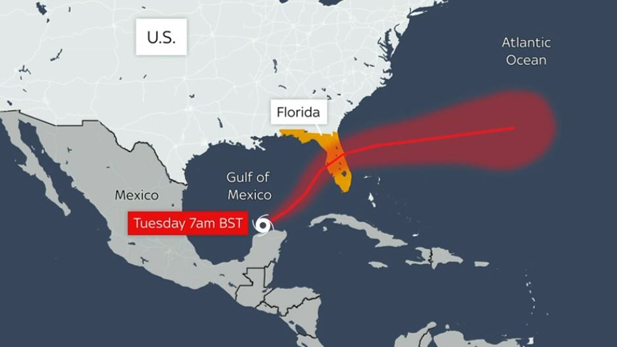 Hurricane Milton: Florida braces for storm's landfall with huge evacuation under way | US News ...