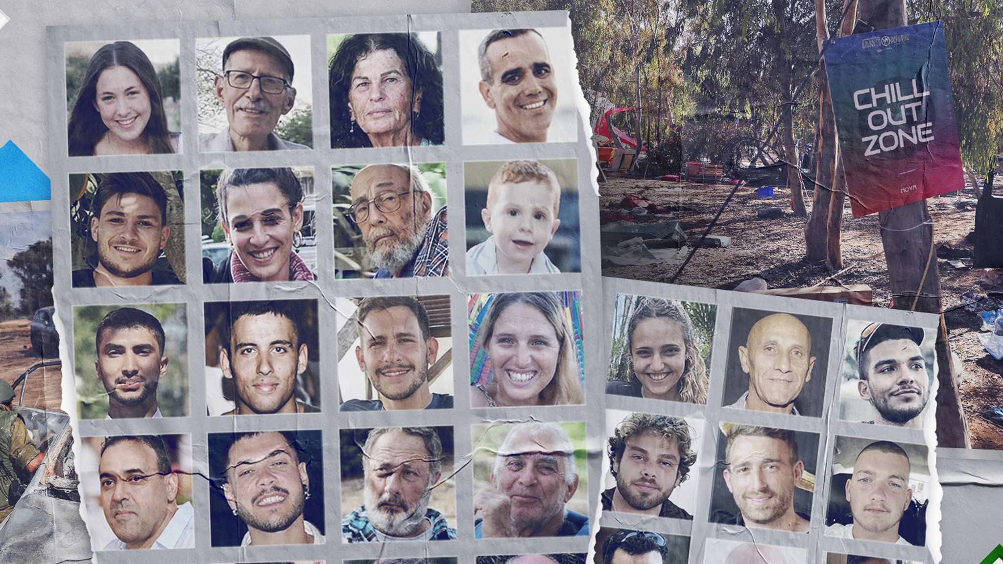 Held in captivity: Faces of 91 hostages taken on 7 October who still ...