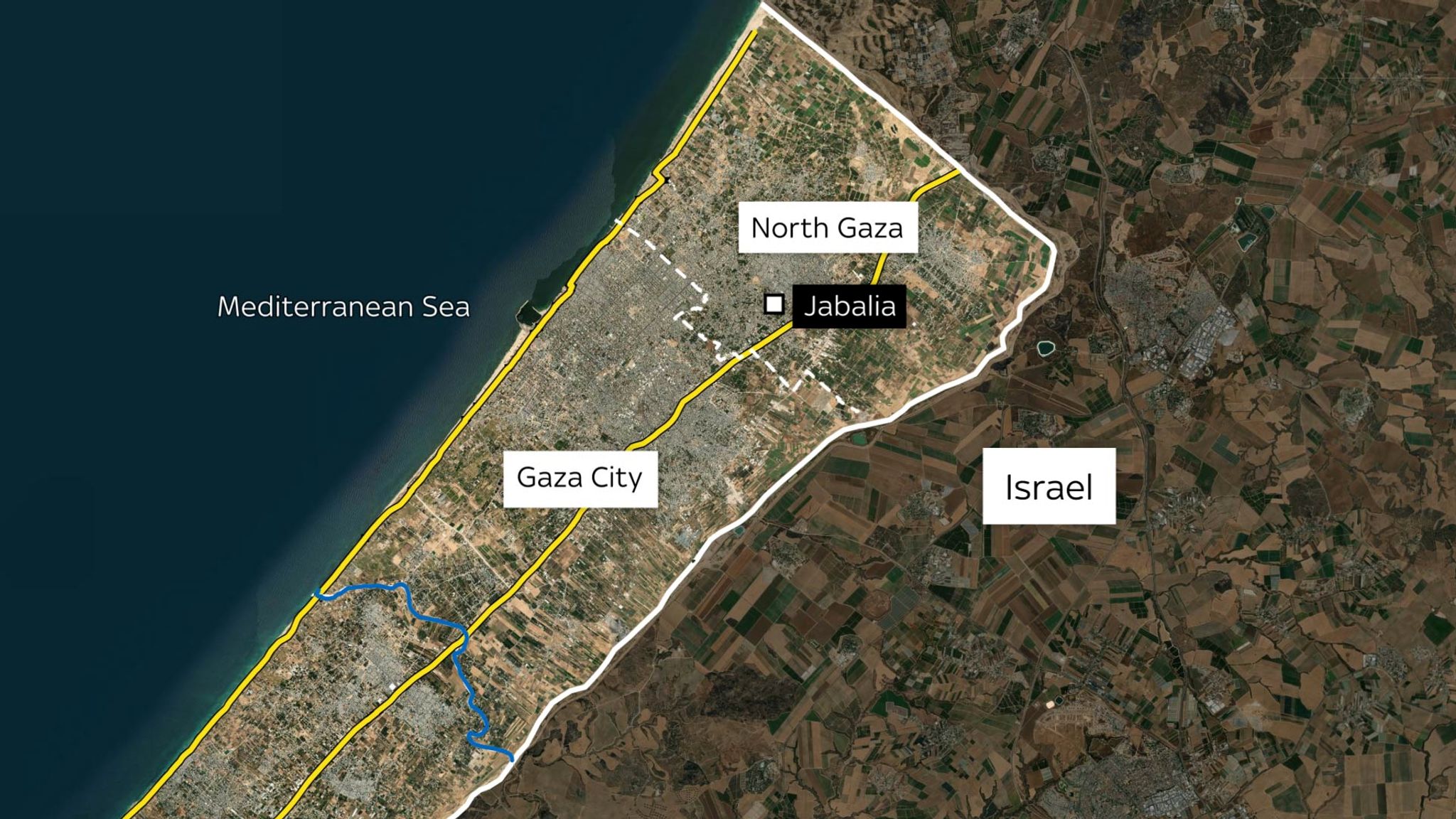 What satellite images tell us about North Gaza as report accuses Israel ...