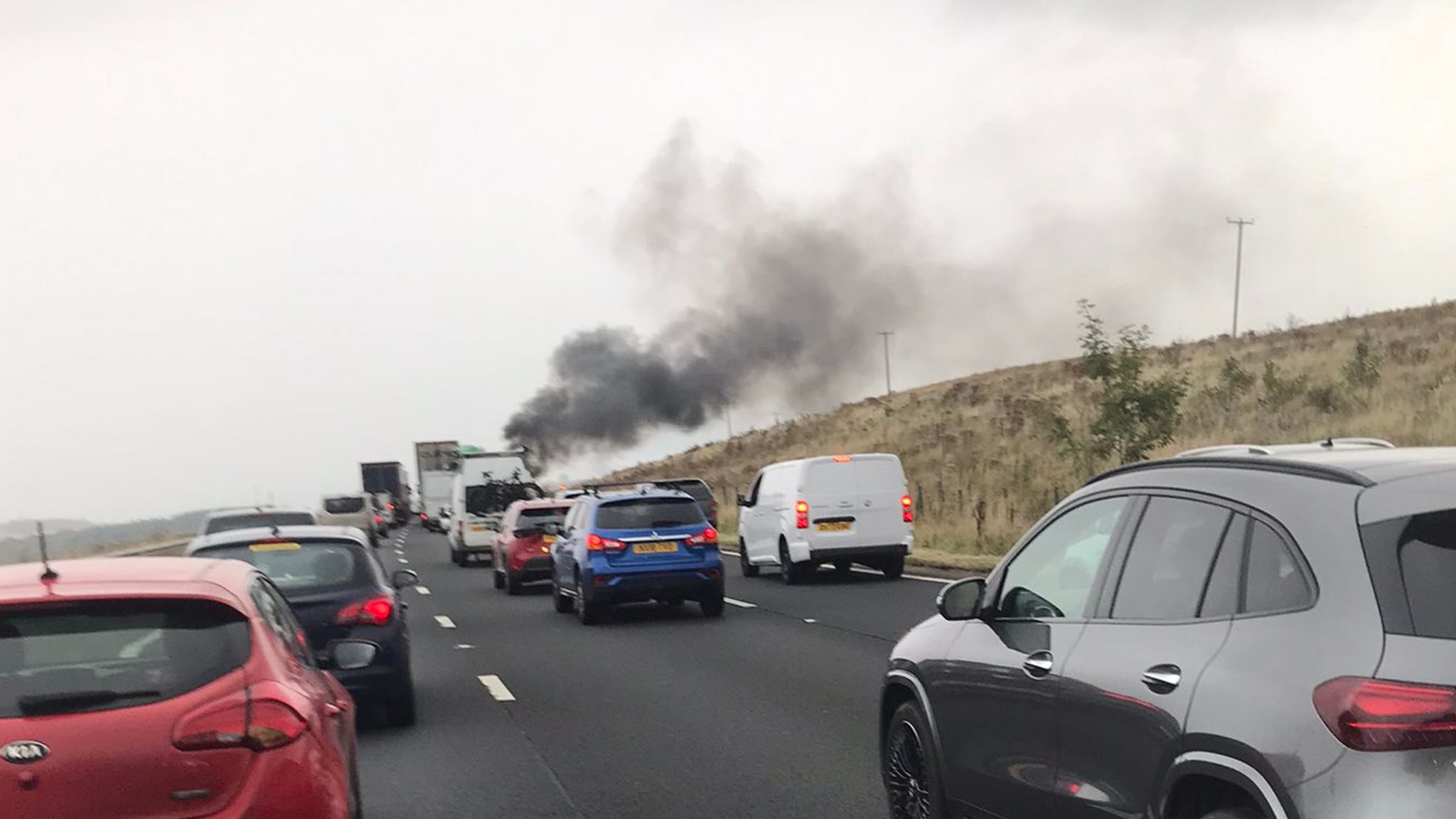 Two children among five dead in M6 crash | UK News | Sky News