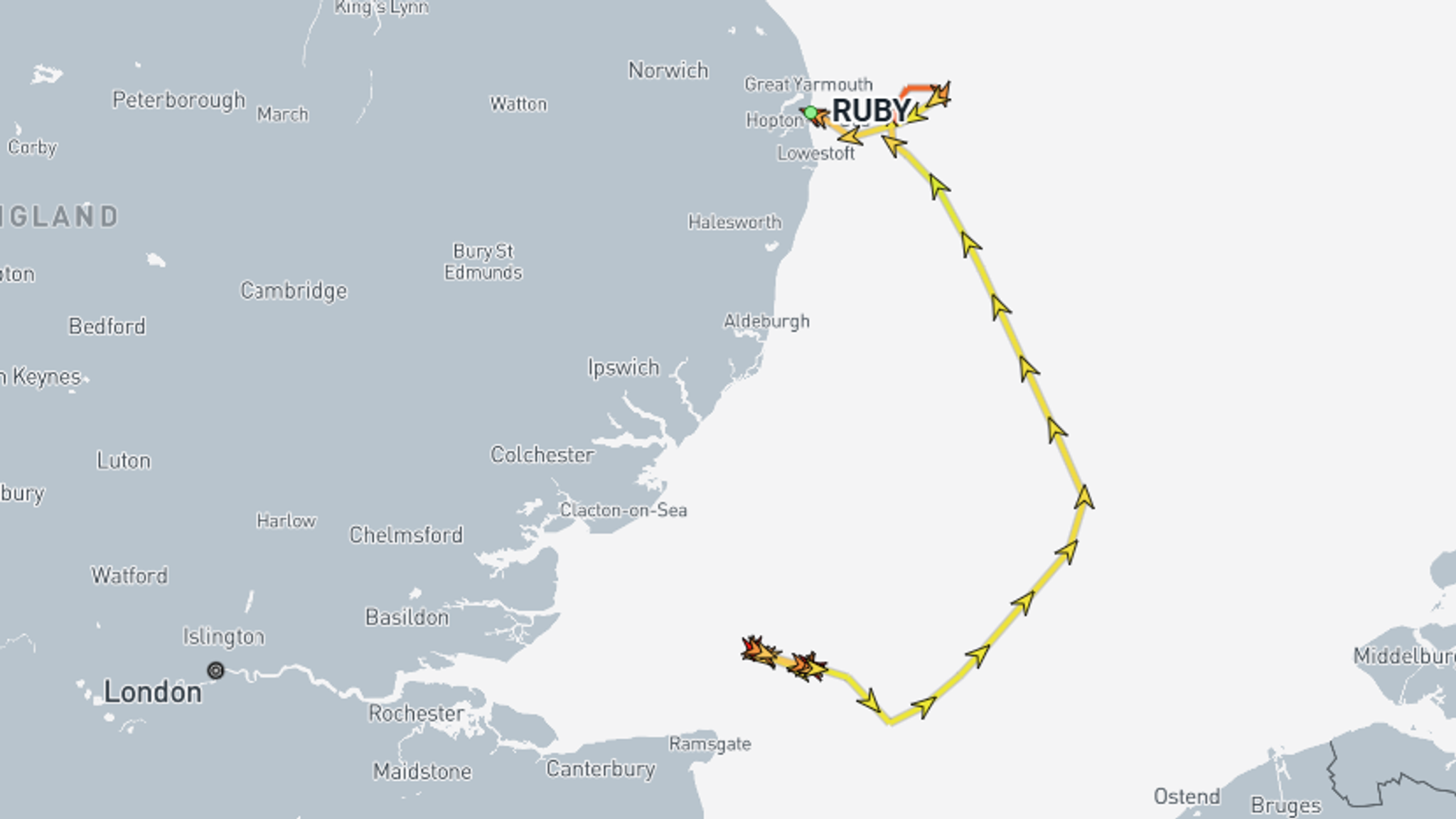 Damaged MV Ruby docks in Norfolk to transfer tonnes of ammonium nitrate ...