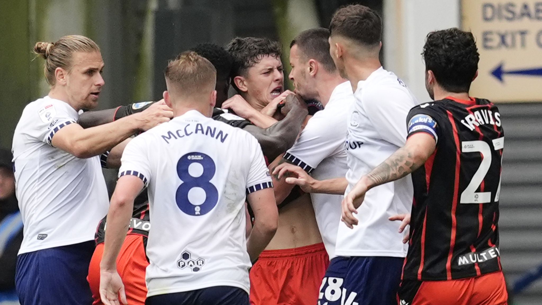 Preston striker Milutin Osmajic gets eight-match ban and £15,000 fine ...