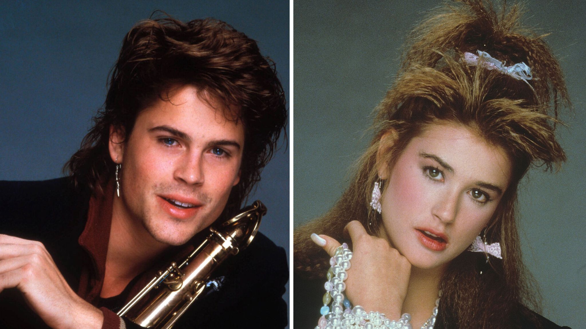 Demi Moore And Rob Lowe Briefly Had A Thing During St Elmos Fire Ents And Arts News Sky News