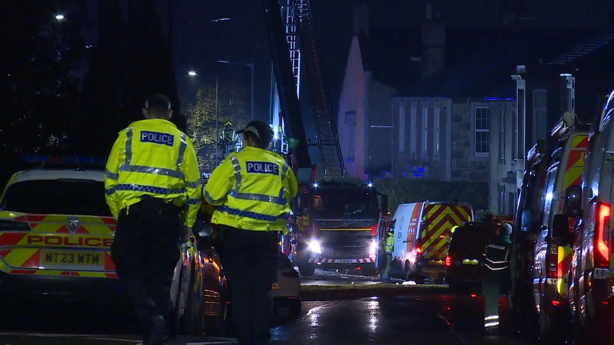 One dead and three hurt after explosion at block of flats in Alloa ...