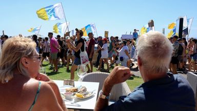 Canary Islands: Thousands demonstrate against tourism in holiday ...
