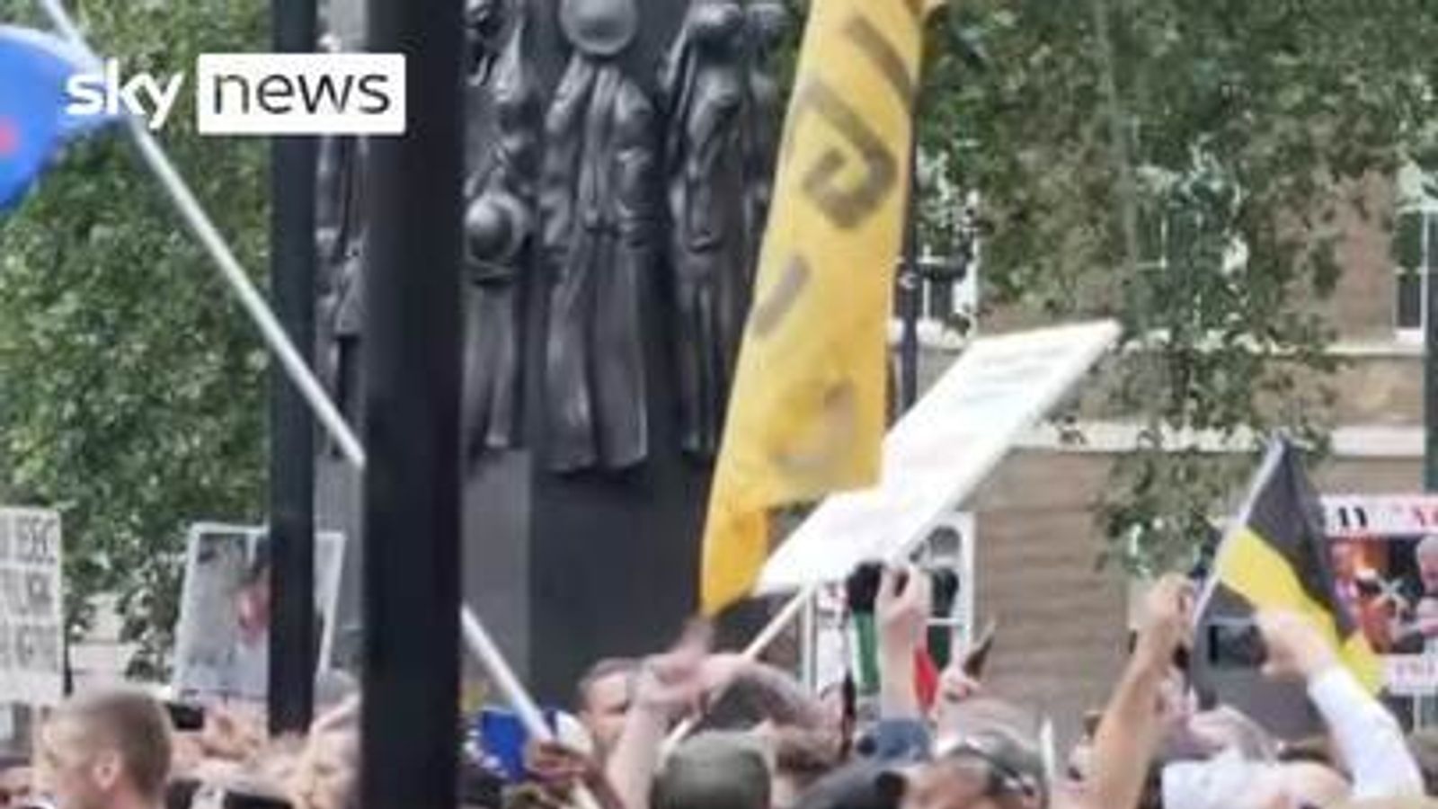 Anti-government ‘Sovereign Project’ speak with Sky News | World News ...