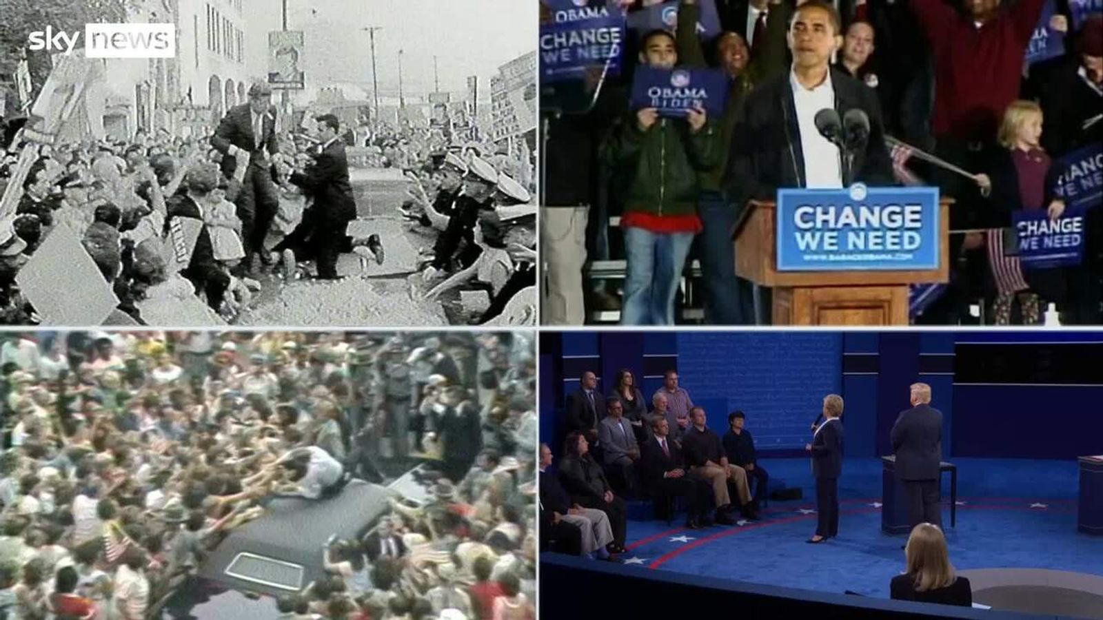 US election: Key moments from previous US elections | News UK Video ...