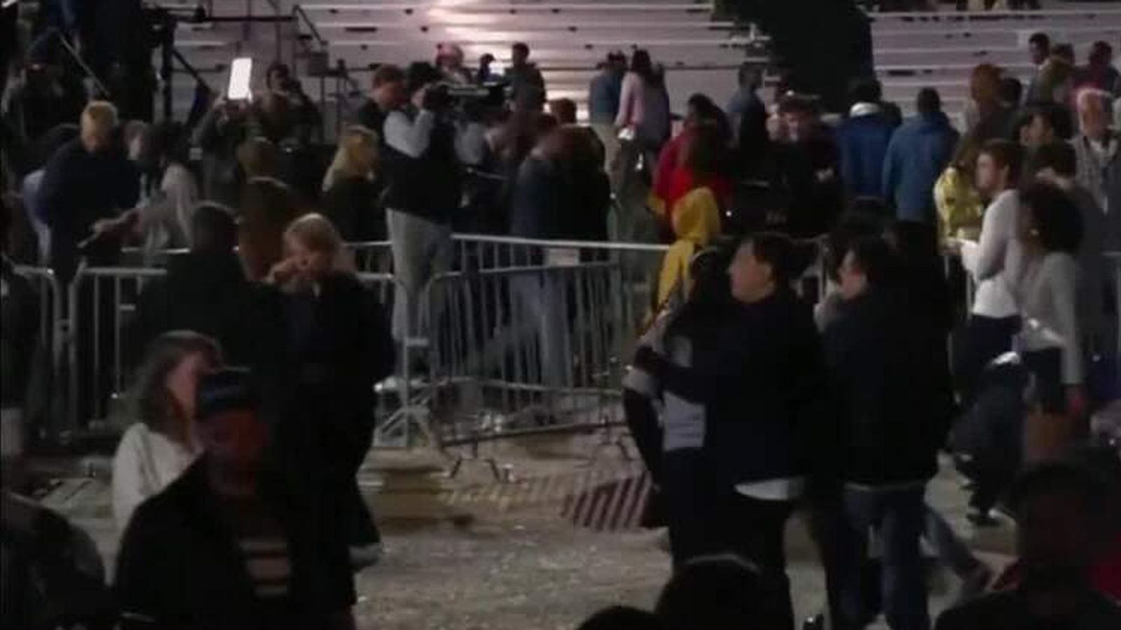 US Election: Crowds seen leaving Kamala Harris watch party | US News ...