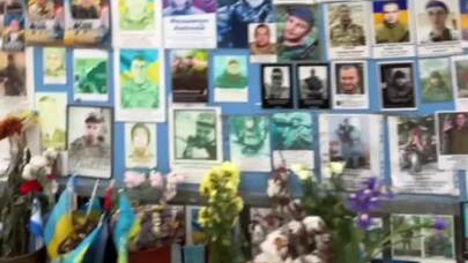 Enormous Kyiv memorial wall shows glimpse of numbers killed in war with ...