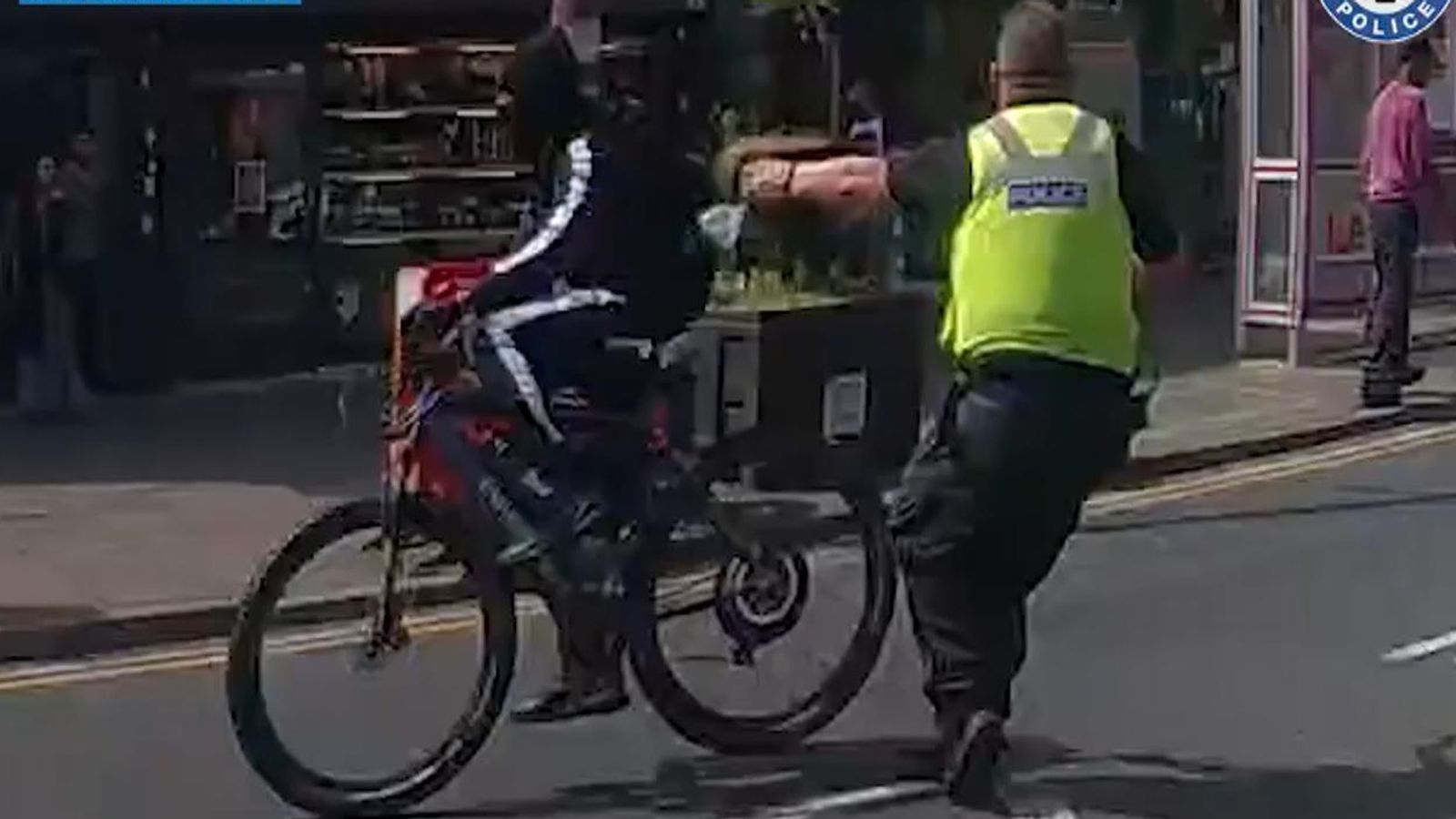 Birmingham: Police catch masked e-biker with loaded gun | News UK Video ...