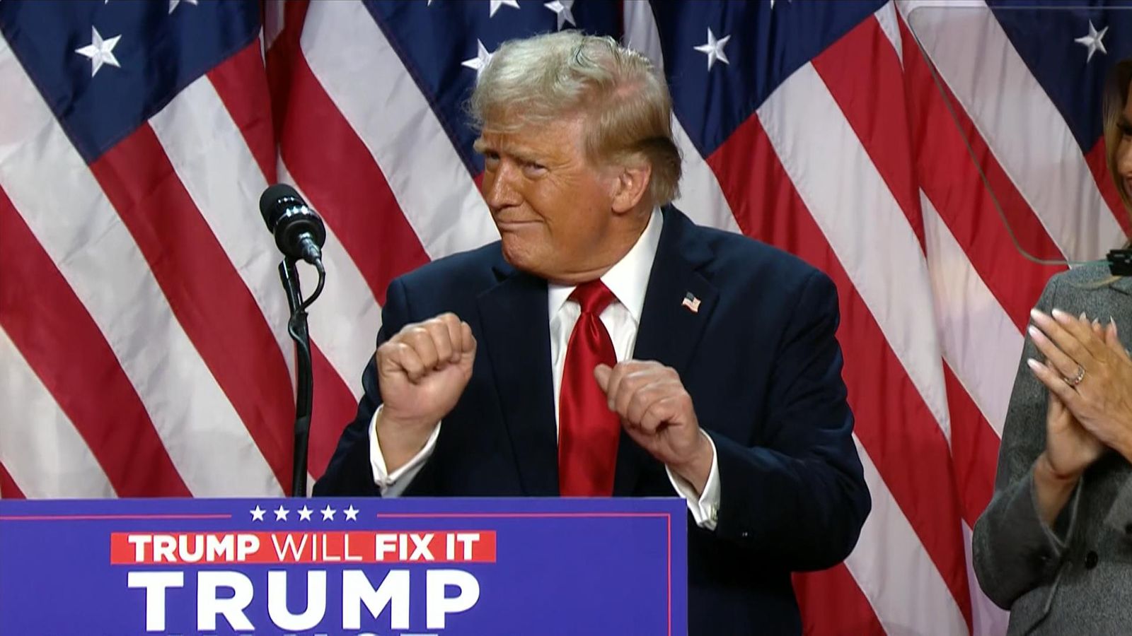 Donald Trump vows to 'heal the country' as he's confirmed winner of US ...