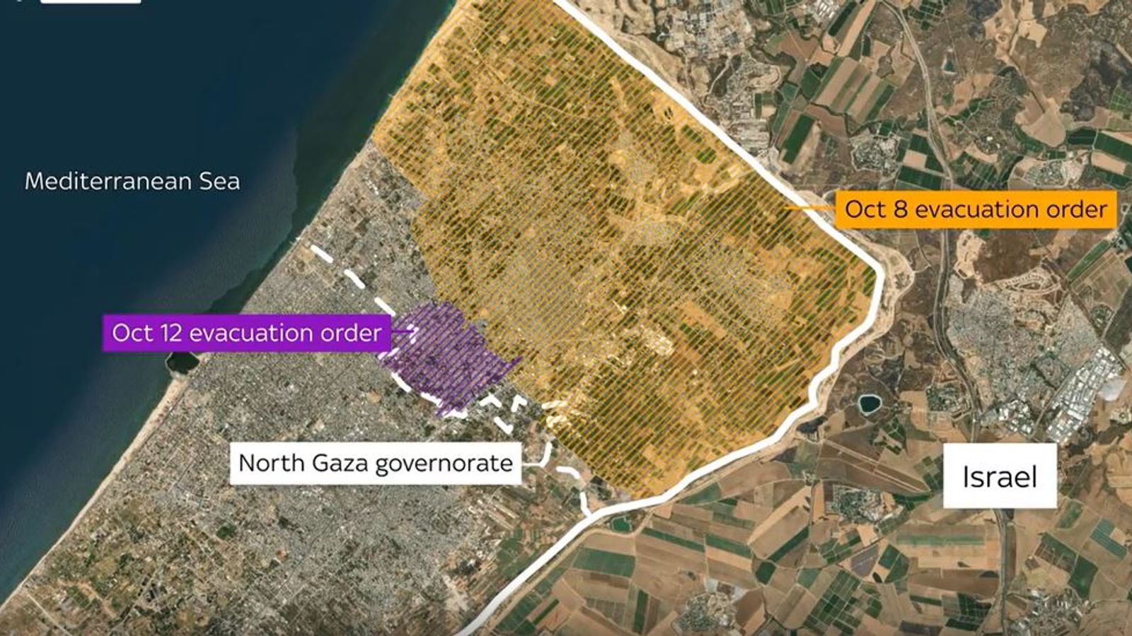 What satellite images tell us about North Gaza as report accuses Israel ...