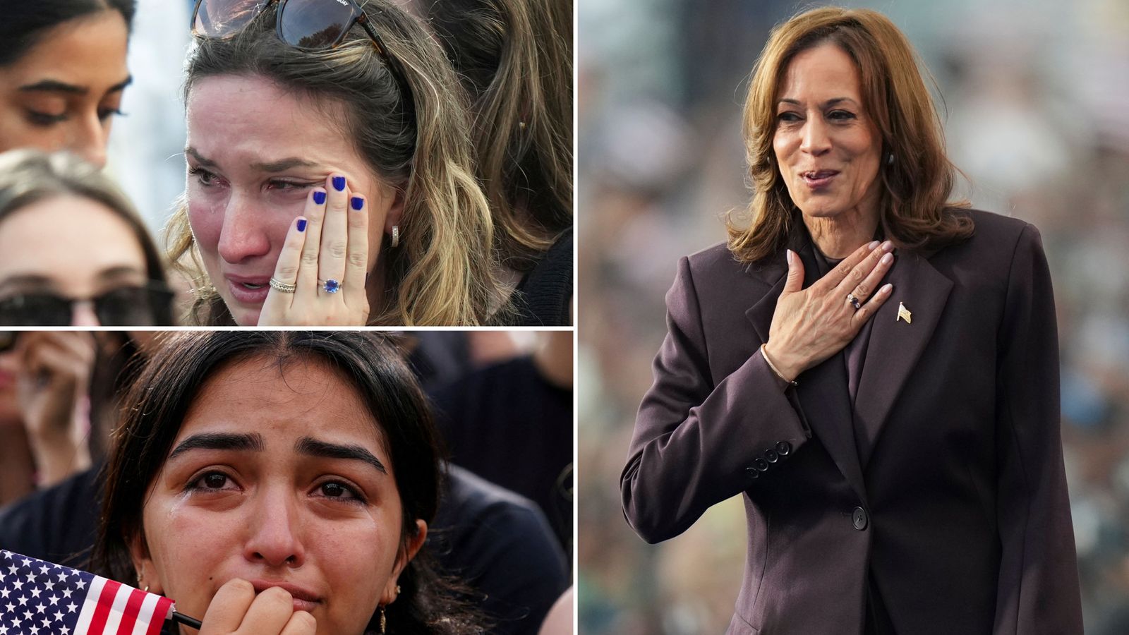 US election latest: Harris will 'continue the fight', Biden says ...