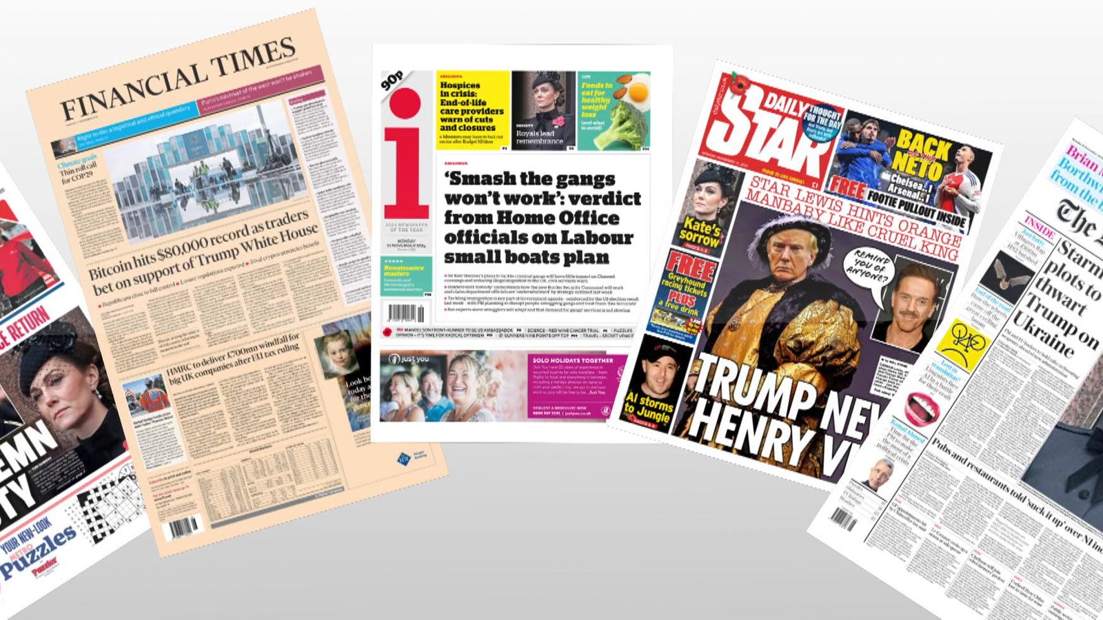 Press Preview Monday S Front Pages Uk News Sky News