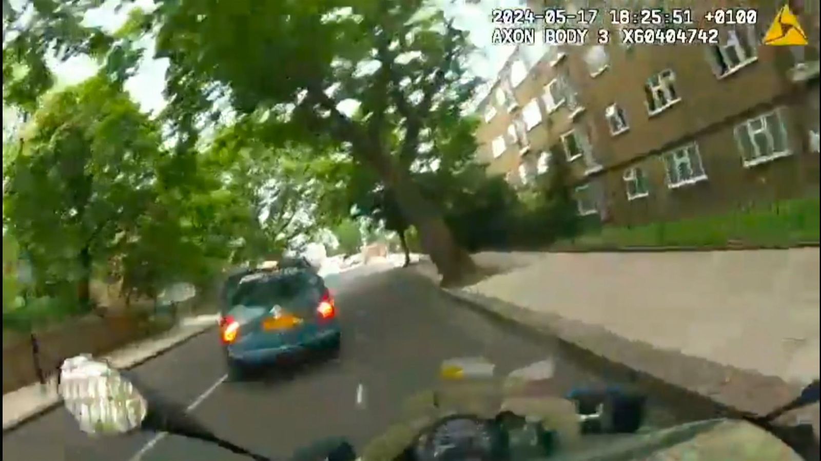 Man jailed for ramming police officer off motorbike | UK News | Sky News