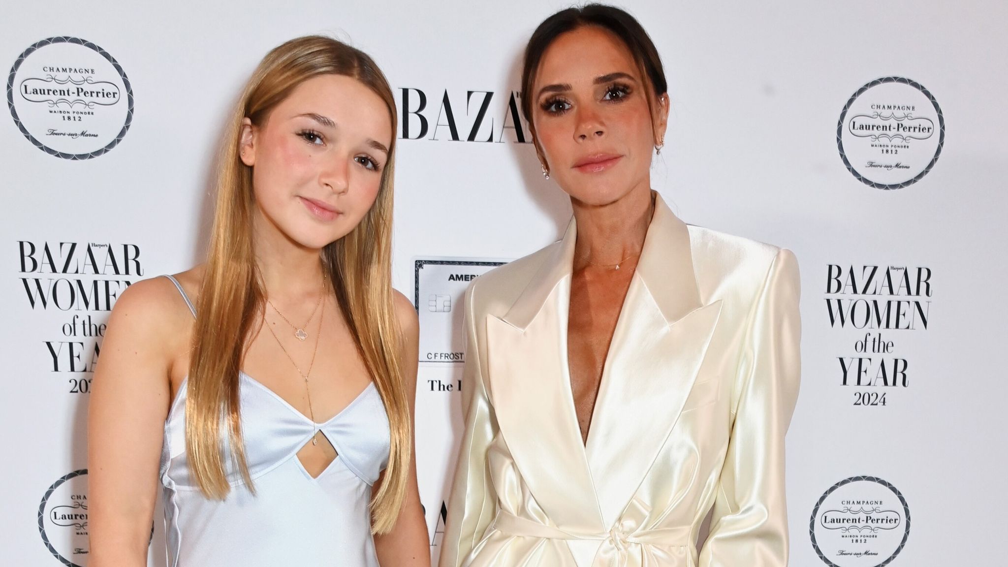 Victoria Beckham presented with a Harper's Bazaar women of the year ...