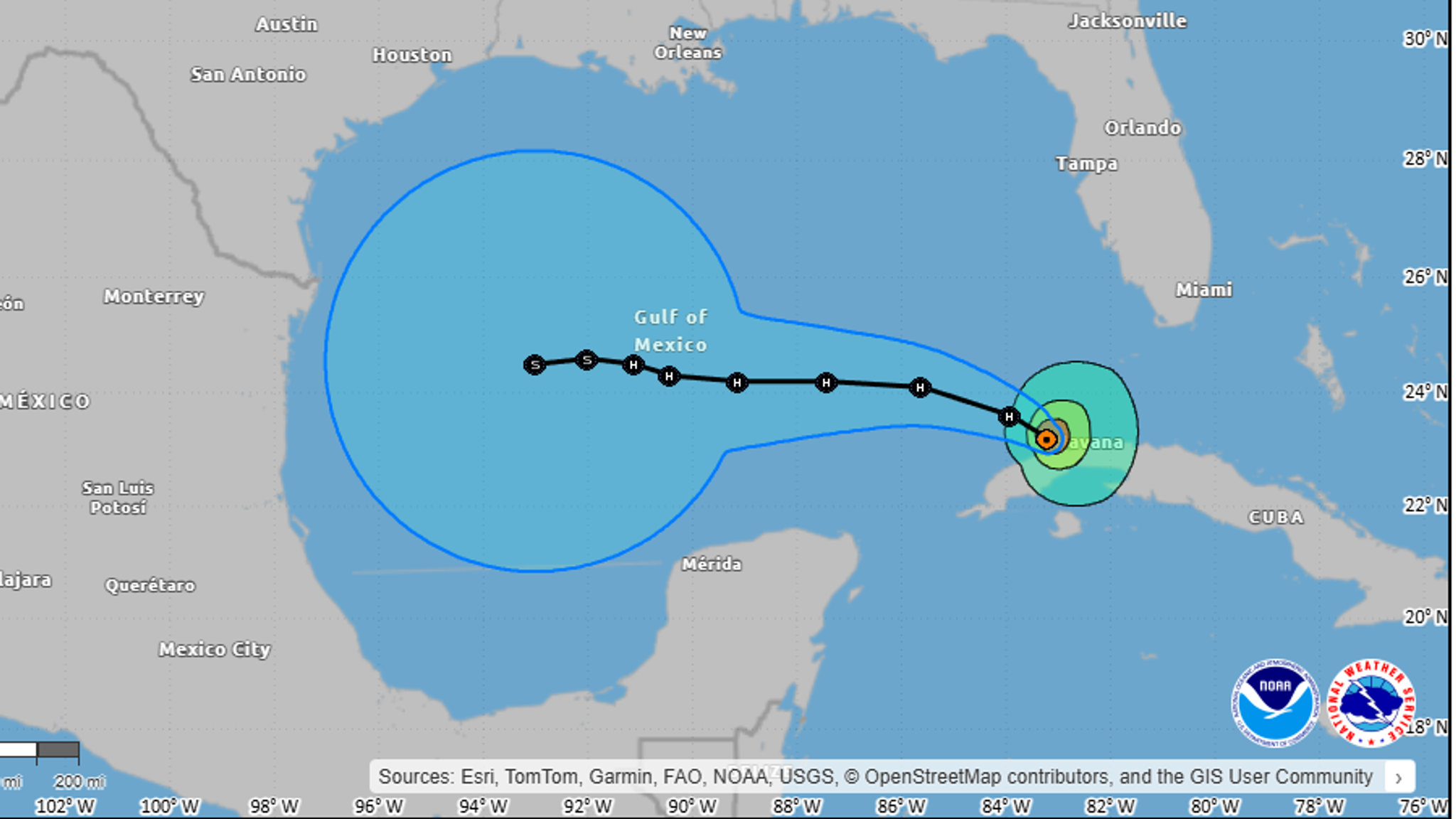Hurricane Rafael crashes into Cuba triggering island-wide power ...