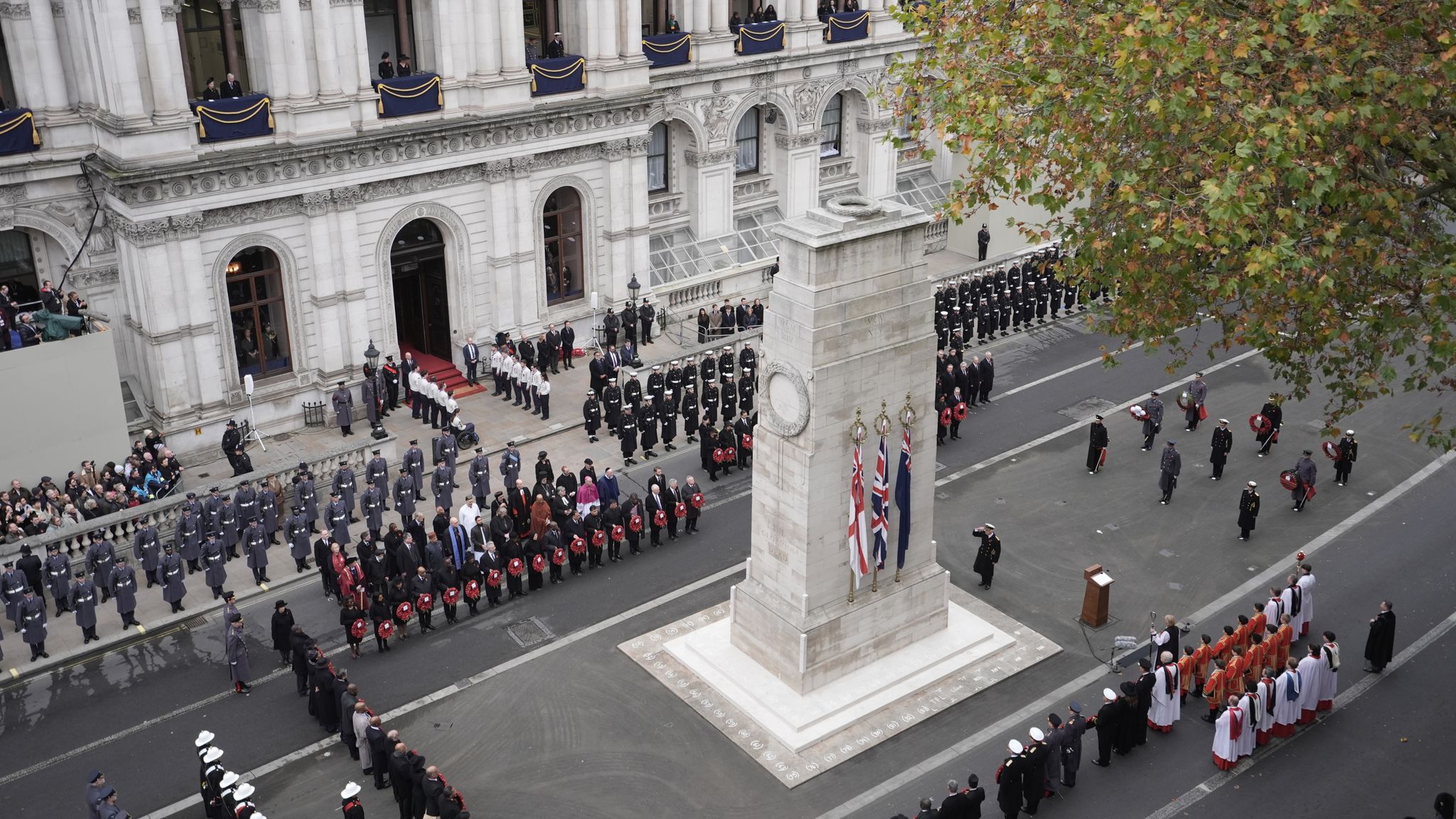 Remembrance Sunday commemorations in pictures - as King leads event at ...