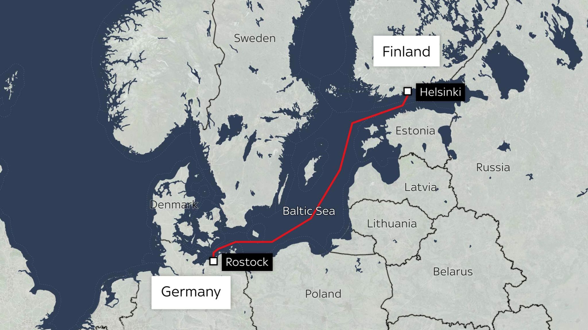 Sabotage suspected after Baltic Sea telecoms cable C-Lion1 suddenly ...
