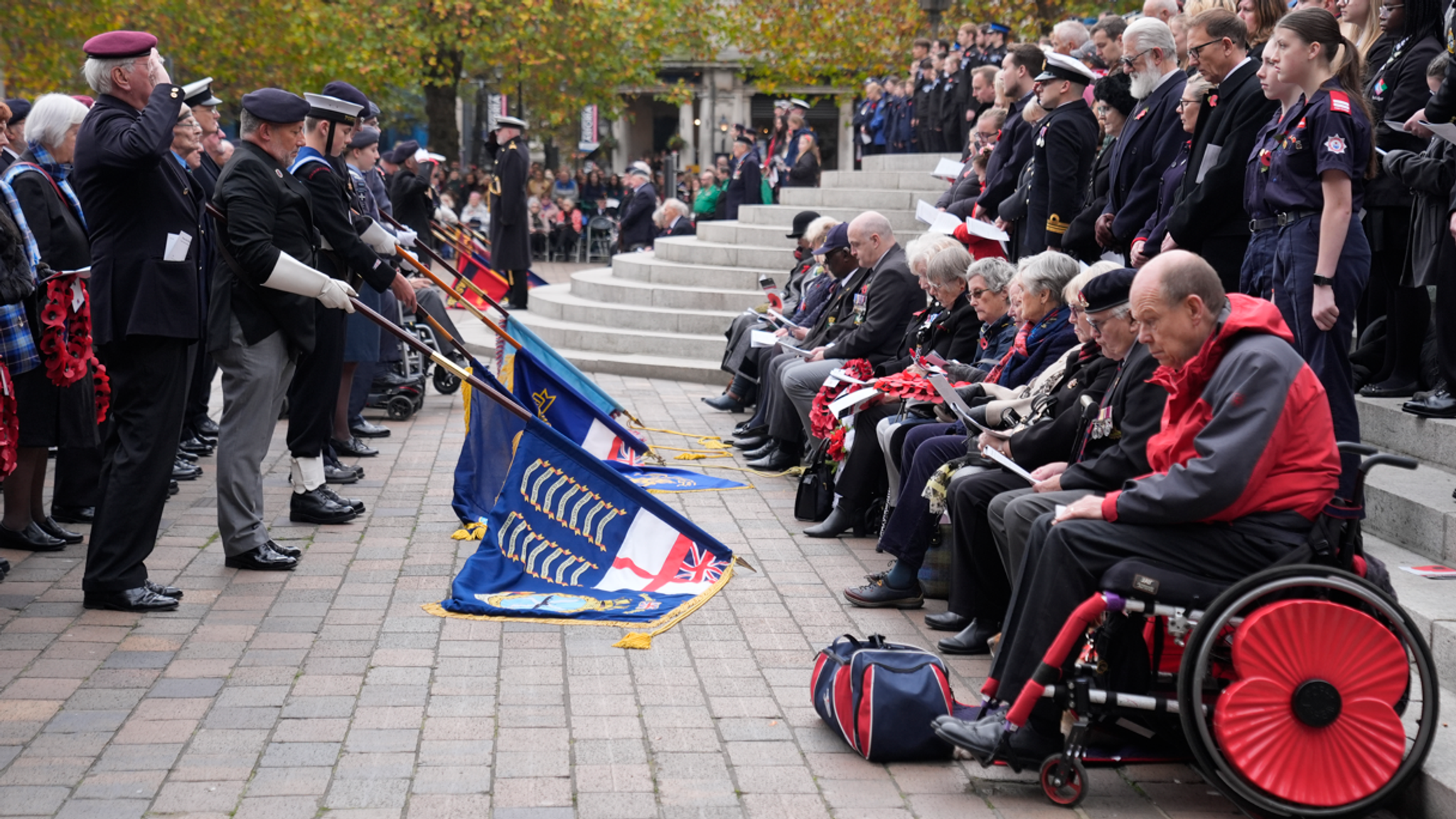 Remembrance Sunday commemorations in pictures - as King leads event at ...