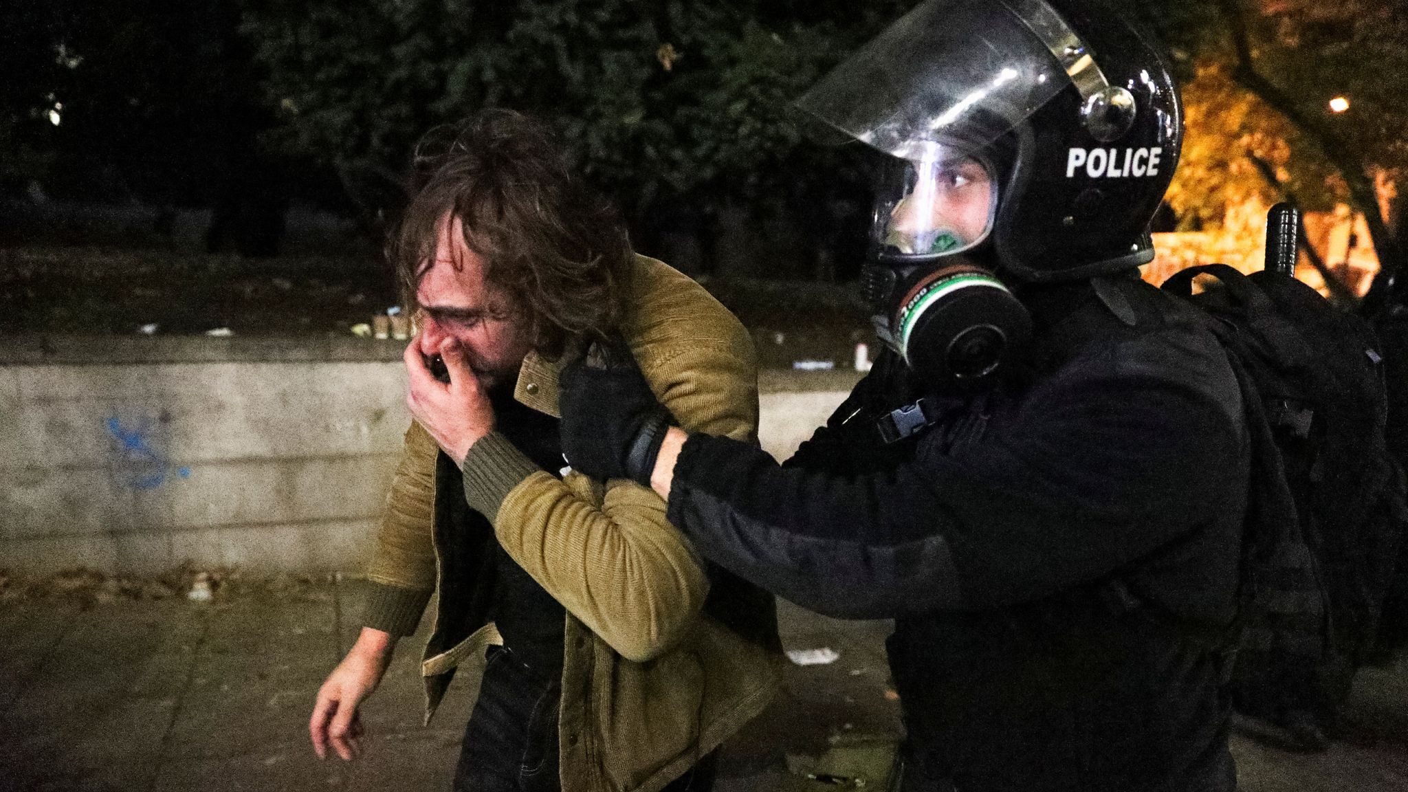 More than 100 protesters arrested in Georgia during second night of ...