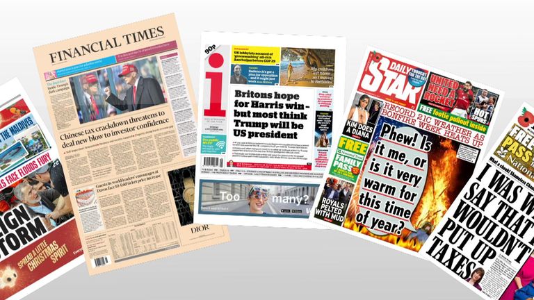 Press Preview: Monday's front pages | News UK Video News | Sky News