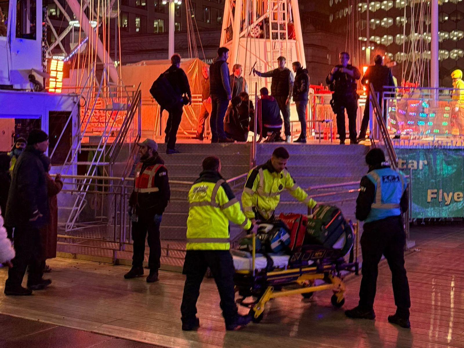 Two men arrested after fairground ride crash in Birmingham city centre ...