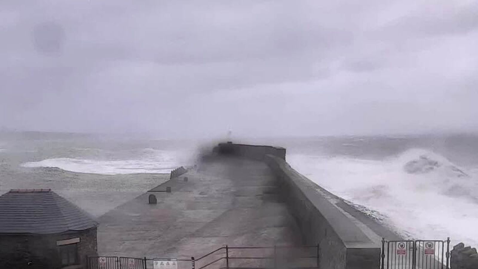 Watch live: Storm Darragh makes landfall | News UK Video News | Sky News