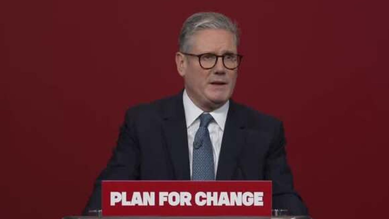 Prime minister unveils his 'plan for change' | News UK Video News | Sky ...