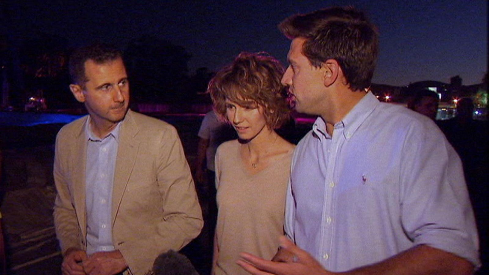 2009: Bashar al Assad speaks to Sky's Dominic Waghorn about the 'new ...