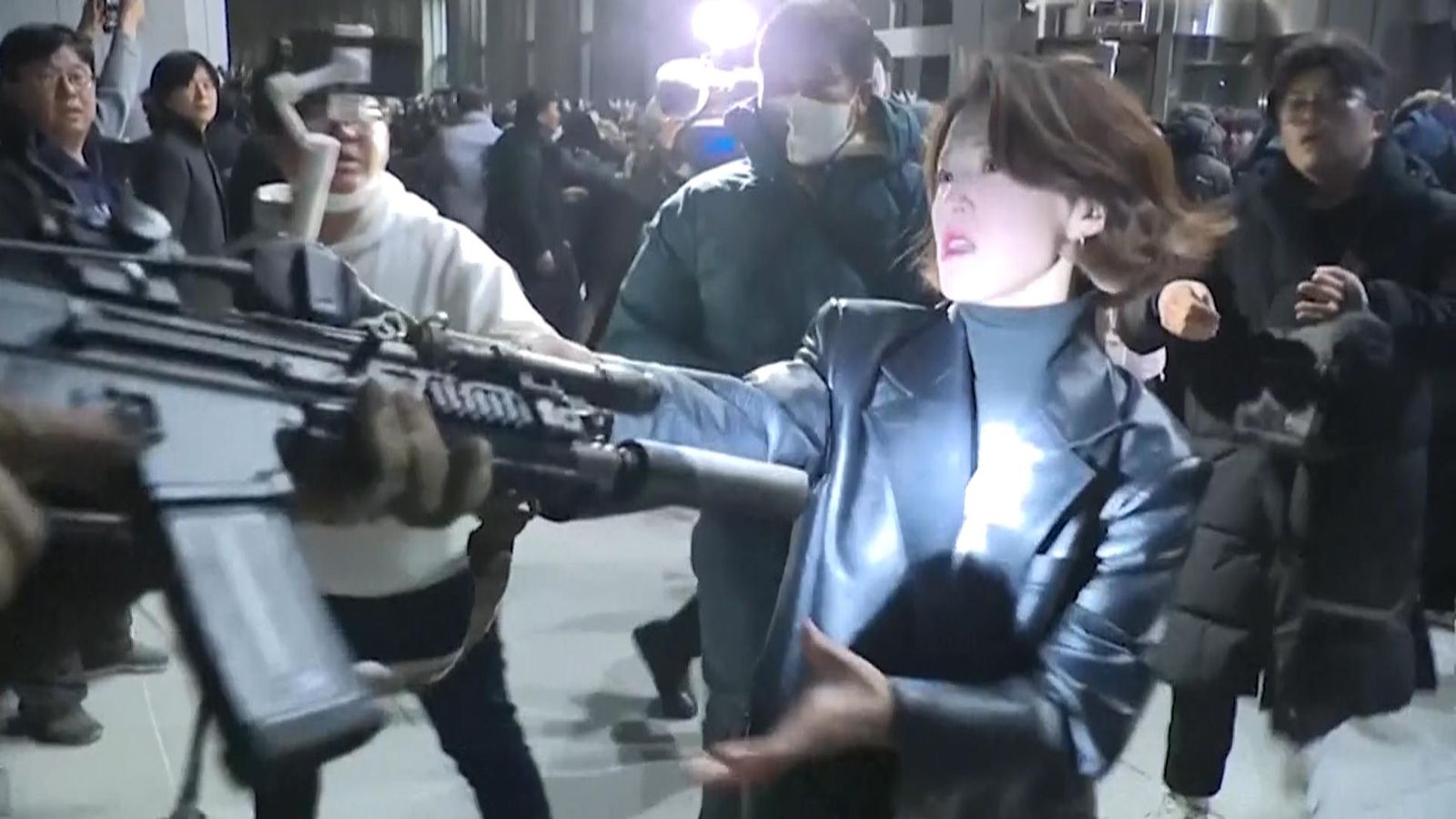 South Korean woman who confronted soldier recounts her experience | World News | Sky News