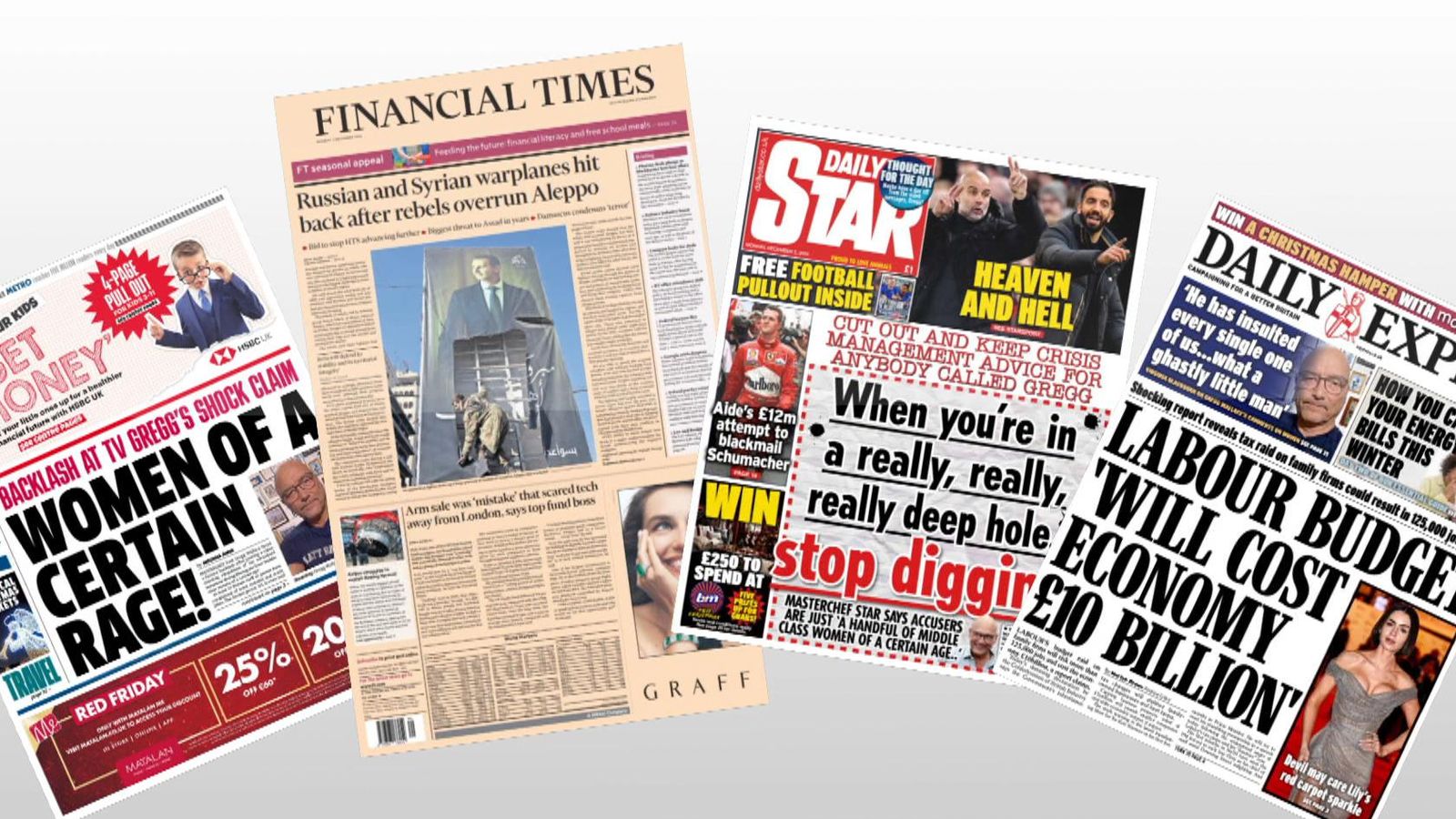 Monday's national newspaper front pages | UK News | Sky News