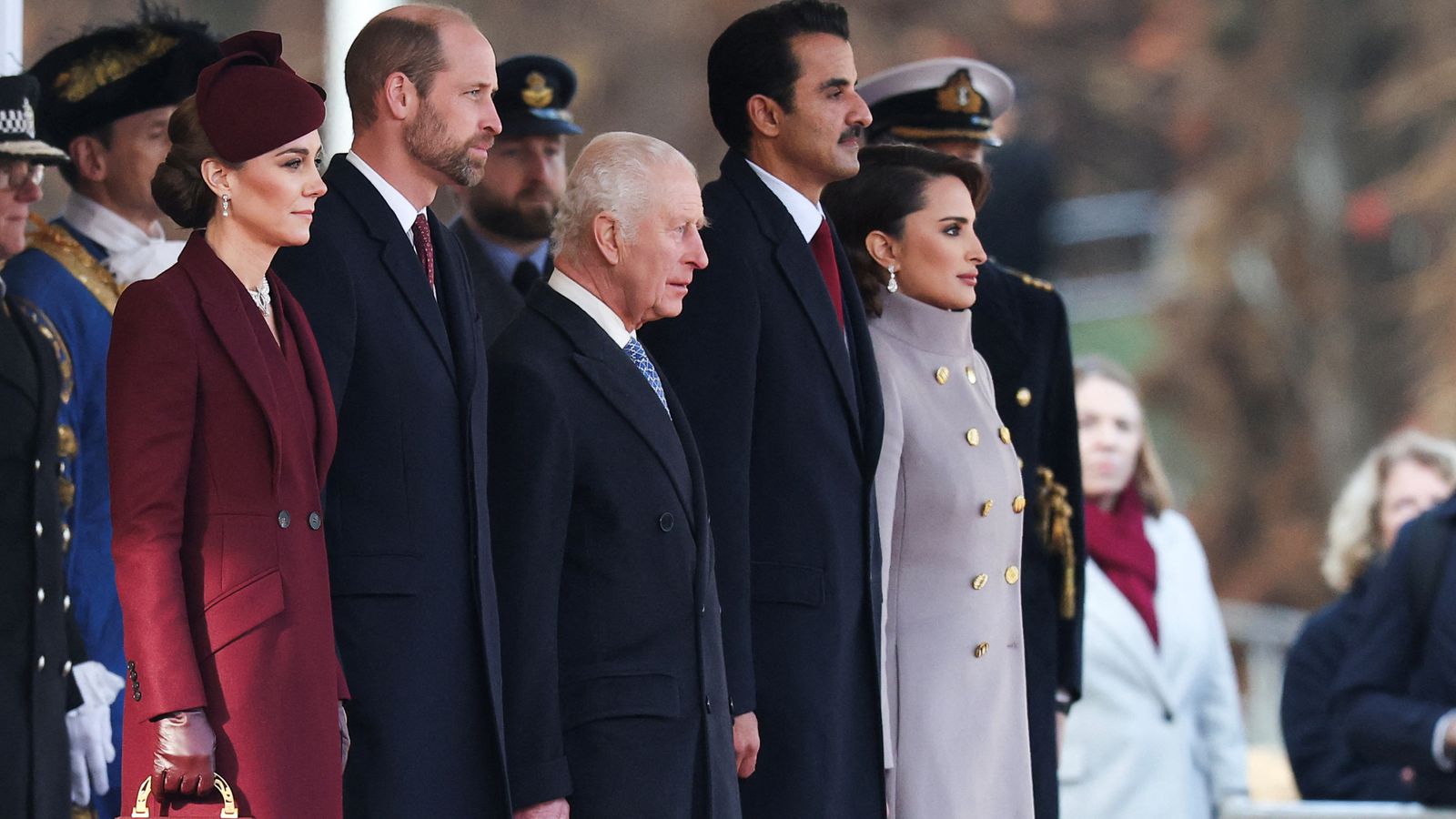 Queen says her chest infection was a form of pneumonia - as Kate makes ...