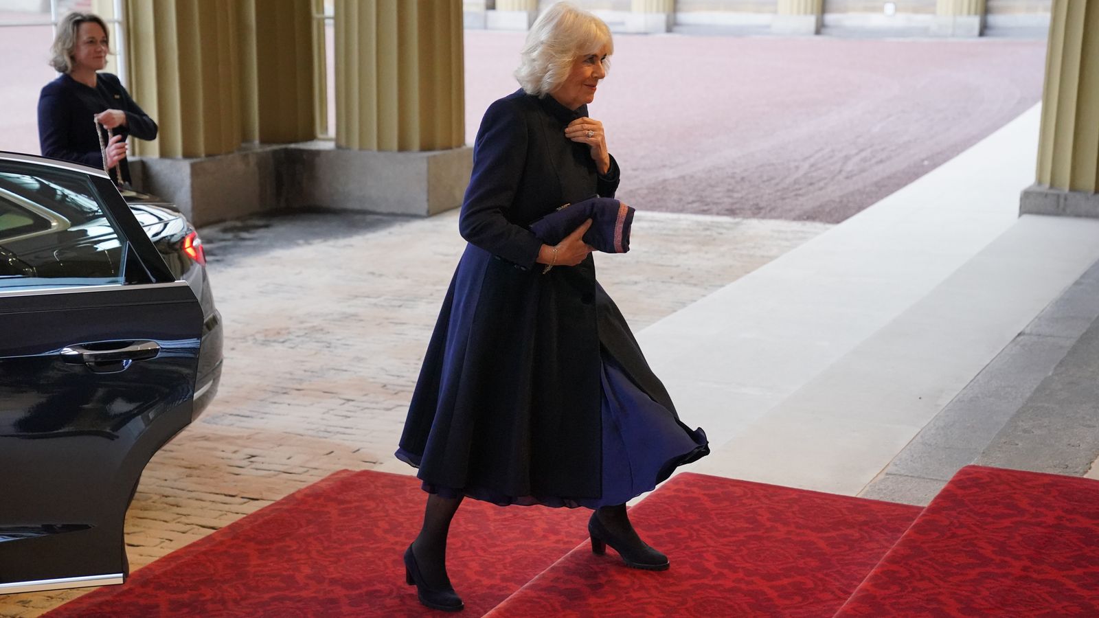 Queen says her chest infection was a form of pneumonia - as Kate makes ...