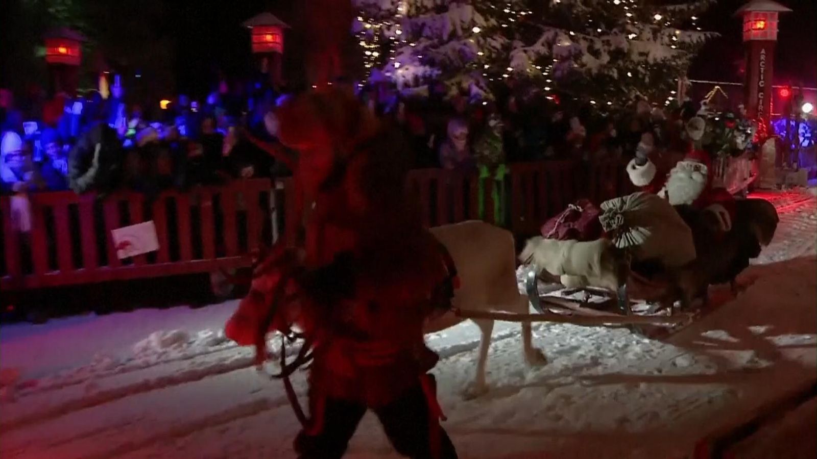 Watch: Santa leaves Lapland to deliver Christmas presents in annual ...