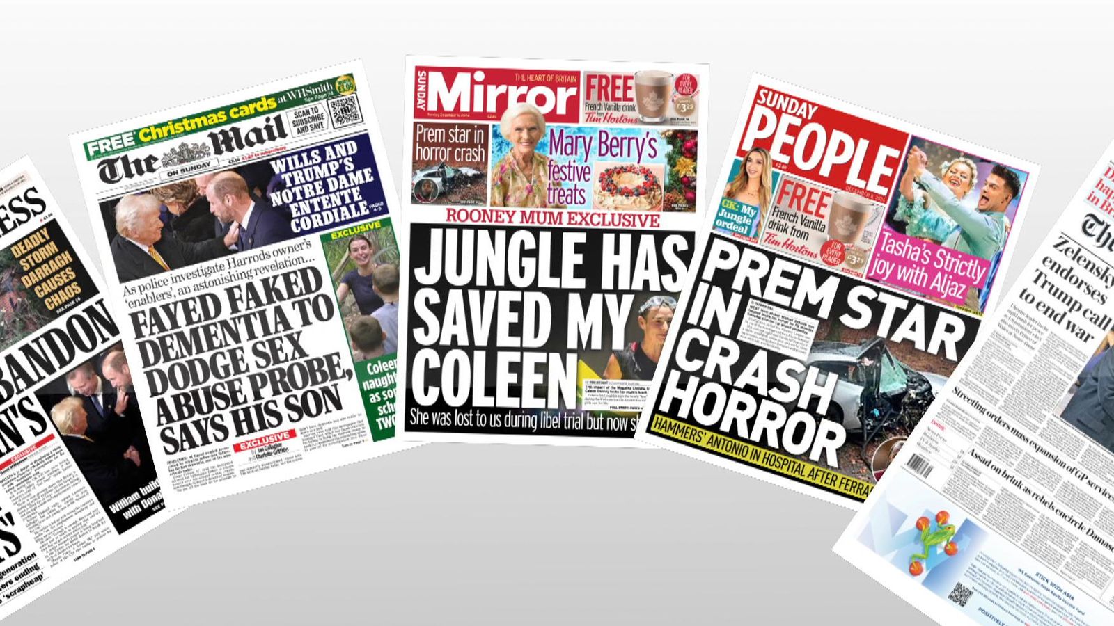 Sunday's national newspaper front pages | UK News | Sky News