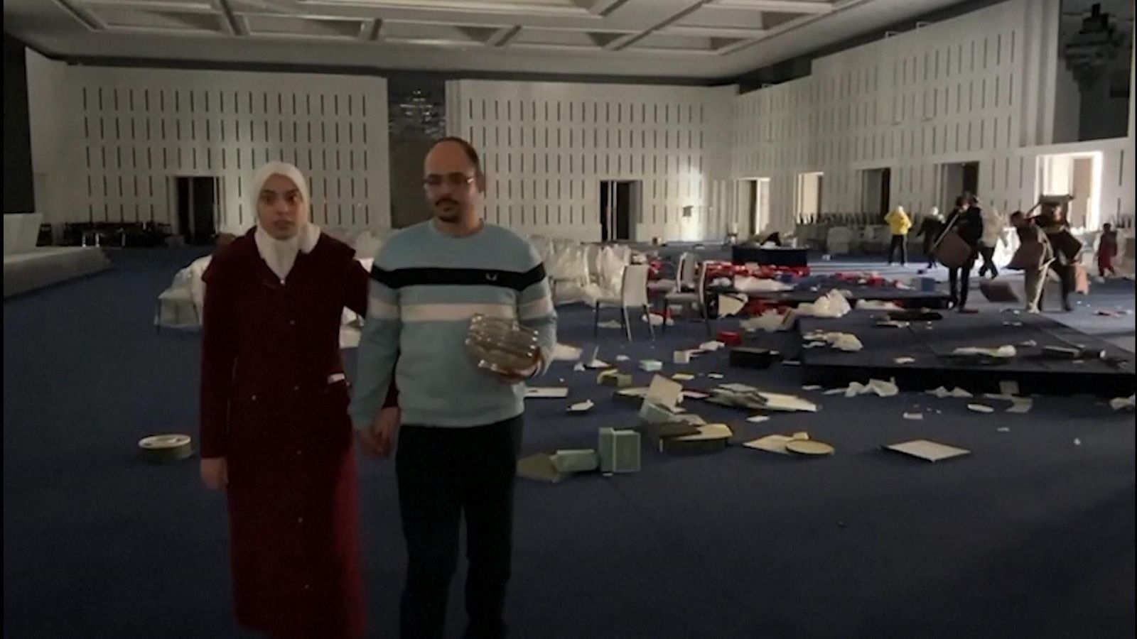 Watch: Inside the Syrian presidential palace where people take selfies ...