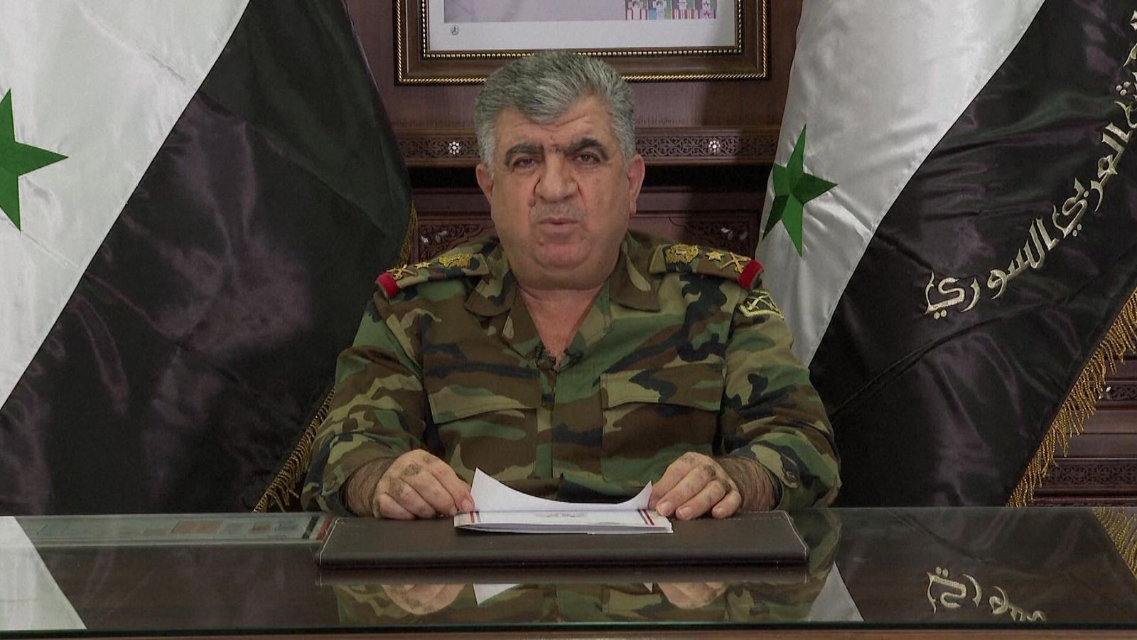 Syrian defence minister says rebels backed by foreign countries | World ...