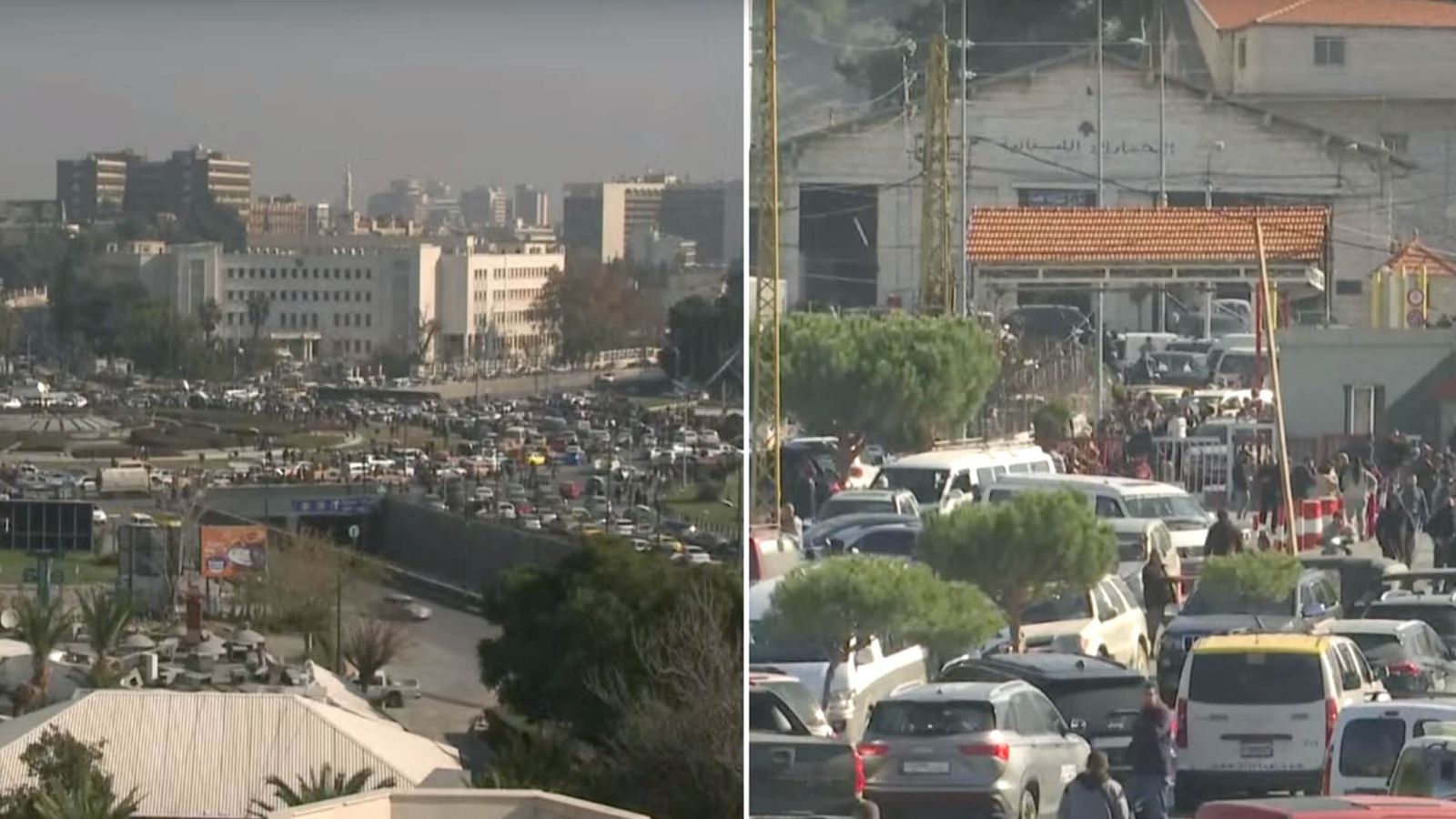 Syrians return from Lebanon after Assad falls - plus live footage from ...